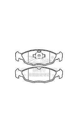 China Chevrolet Sail,Ceramic Brake Pad,D1644, 89062189,F for sale