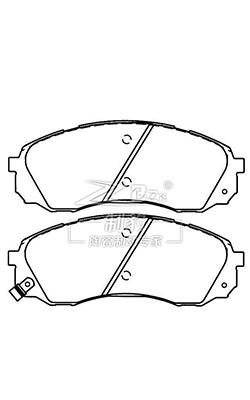 China Ceramic Hyundai Starex Brake Pads 58101-4DE00 For SUM Braking System for sale