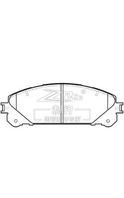 China Highlander Toyota Brake Pad Set D1324 OEM 04465-0E010 F for sale
