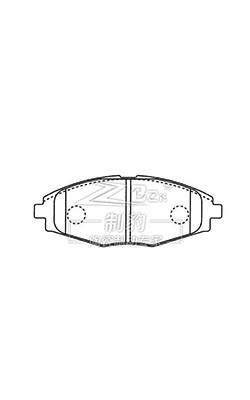 China Chery QQ Ceramic Brake Pad D1321 9627 3708 Front Ceramic Pads for sale