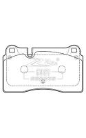 China Disc Brake Pad Set For GRL Braking System OE Replacement for sale