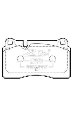 China 2010 Touareg V6 3.0T Ceramic front Brake Pad Replacement D1129  7L6698151E for sale