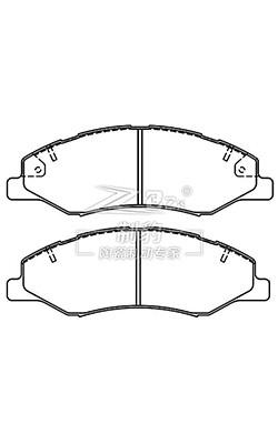 China Ceramic Brake Pads Front Rear Set for Toyota N Series for sale