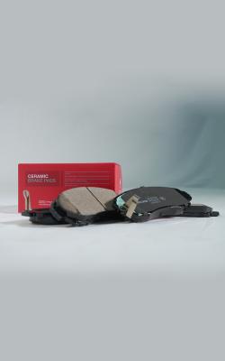 China Wear Sensor Included Ceramic Brake Pad 1 Set 4 Pieces Designed for Long Lasting Performance and Consistent Stopping Power for sale