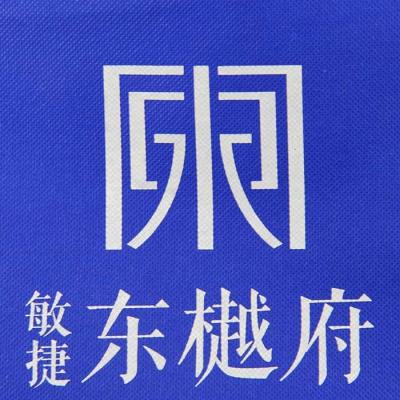 Cina Tirata blu non tessuta dei sacchetti della spesa del polipropilene del trasferimento di calore anti in vendita