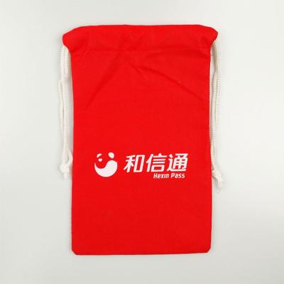 Cina Borsa di cordone del polipropilene del trasferimento di calore 20*41cm 60Gsm rosso in vendita