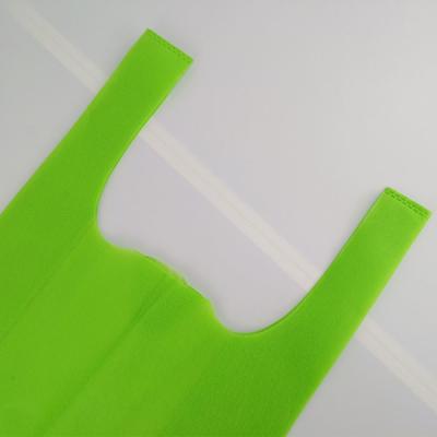 Cina Tirata di verde della borsa della maglietta tessuta Tote Handle Heat Transfer Non anti in vendita