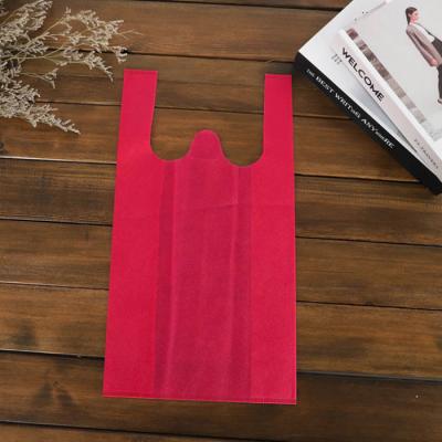 Cina l'abitudine non tessuta del supermercato della borsa della maglietta di 50gsm Eco ha stampato Tote Bags non tessuto in vendita