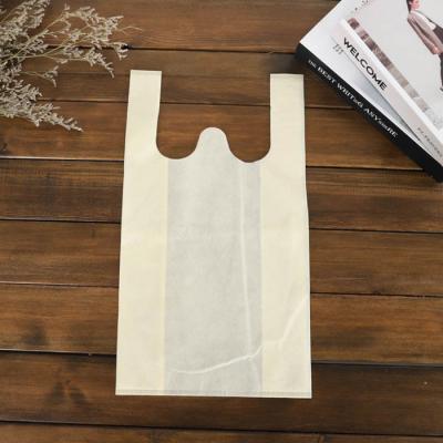 Cina l'abitudine non tessuta del supermercato della borsa della maglietta di 50gsm Eco ha stampato Tote Bags non tessuto in vendita