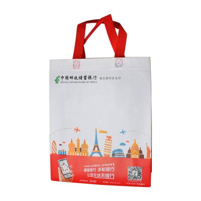 Cina Tirata non tessuta dei sacchetti della spesa 77gsm del polipropilene del trasferimento di calore anti in vendita
