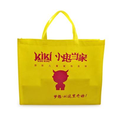 Cina Borse biodegradabili non tessute 88gsm Eco del supermercato pp amichevole in vendita