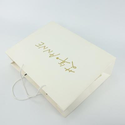 Cina Riutilizzabile pieghevole su ordinazione di Logo Paper Bag Shopping Packaging del trasportatore del boutique in vendita