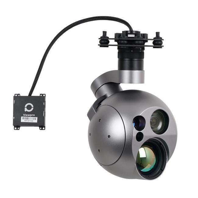 30x EO+IR AI Target Tracking Camera showing multi-lens configuration and compact design