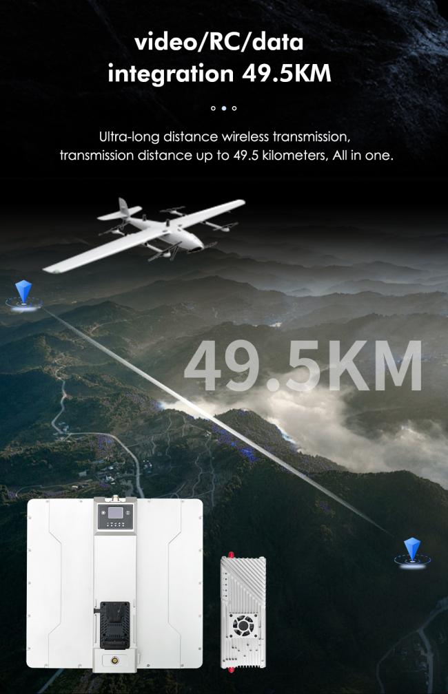 Ground station unit of MK100 system with antenna