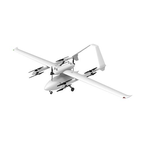 Quality White Vtol Fixed Wing Drone High Efficiency Aerodynamic Air Resistant VTOL for sale