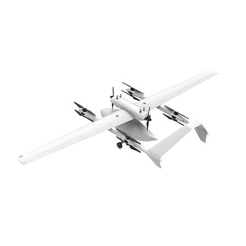 Quality White Vtol Fixed Wing Drone High Efficiency Aerodynamic Air Resistant VTOL for sale
