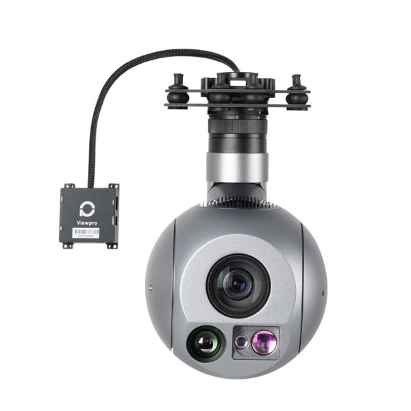 Quality Infrared Drone Gimbal Camera LRF High Resolution With GPS Coordinate Resolving for sale