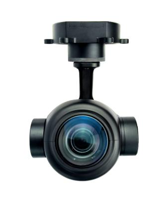 China 30x Optical Zoom 3-Axis Stabilization 4K Resolution Network IP Gimbal Camera for Drones for sale