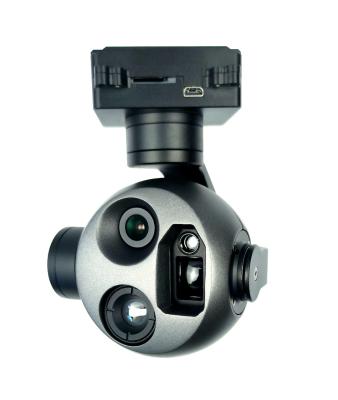 China 1080p Visible Light 640 Thermal Imaging 1100m Laser Ranging Drone Camera with Gimbal Stability for sale