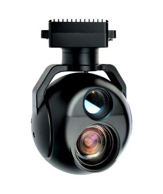 China 10x Optical Zoom 2-Axis Stabilized Gimbal Camera with 640×512 Thermal Imaging and IP Output for sale