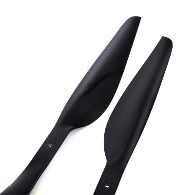 China 40x13.1 Inch Glossy Carbon Fiber Drone Propellers 10mm Hole High Performance for sale