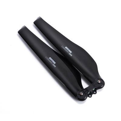 China 27.2x8.9 Inch Glossy Carbon Fiber Folding Propeller for sale