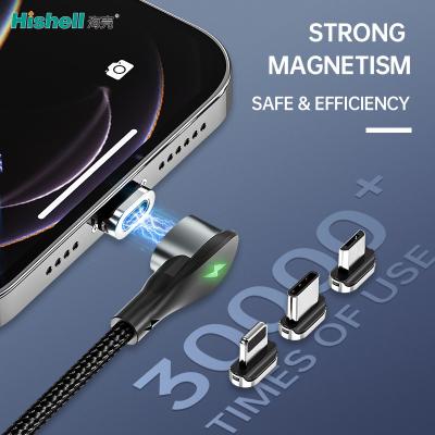 Cina Cavo di dati magnetico multicolore di 3A USB, cavi di telefono cellulare magnetici antiusura in vendita