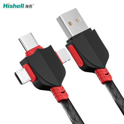 Cina Cavo di telefono di Stainproof Multiscene USB C, OEM 3 in 1 cavo di carico mobile in vendita