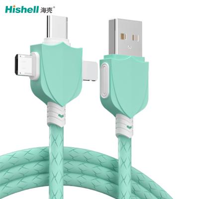 Cina Cavo di telefono di Stainproof Multiscene USB C, OEM 3 in 1 cavo di carico mobile in vendita