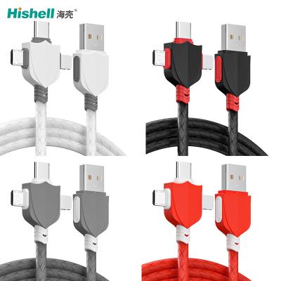 Cina 3 veloci multiuso in 1 Ultraportable di lunghezza di cavo del caricatore 120CM in vendita