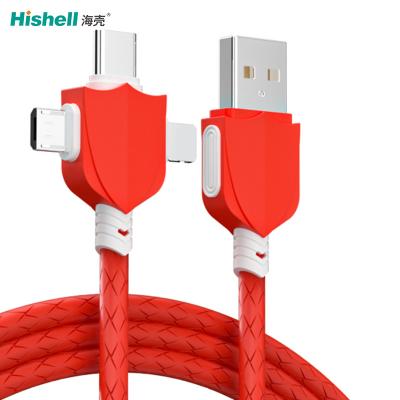 Cina 3 veloci multiuso in 1 Ultraportable di lunghezza di cavo del caricatore 120CM in vendita