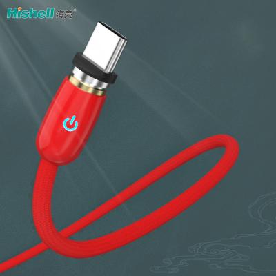 Cina Cavo di dati magnetico antiusura stabile di USB, cavo di carico del silicone 360 magnetici liquidi in vendita