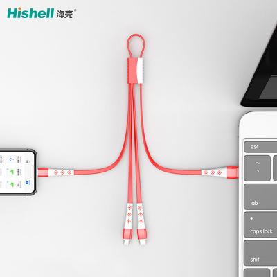 Cina Gli anti cavi di dati di carico veloci d'insudiciamento di 18cm, USB colorato Ultraportable cabla in vendita