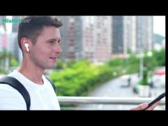 Traduttore senza fili Instant Live WT2 M6 di lingua di Earbuds di traduzione dell'ABS bianco