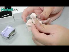 Écouteurs sans fil de la conception P.J. de couverture de J207 TWS Earbuds Tranparent