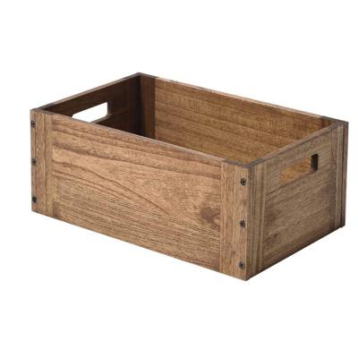 China Wine Tool Box Rectangle Japan ODM Assembly Packaging Boxes Custom Easy Storage Elegant Wooden Case Storage Boxes For Book Colthes for sale
