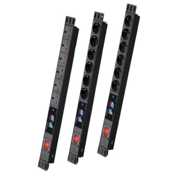 Quality Good Quality Factory 3 Phase Lec C13 C19 Smart PDU 36 Way for sale