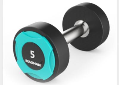 China 2.5kg - pesos do exercício do Gym 50kgs, pesos de borracha do hexágono da cor preta à venda