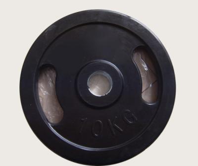 Cina Il peso d'acciaio della palestra professionale placca il colore nero disponibile di logo per i club della palestra in vendita