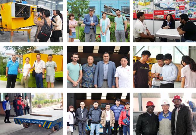 China Customized Yellow Motorized Cart Moving On Rails,BEFANBY Electric Battery Powered Industry Vehicles