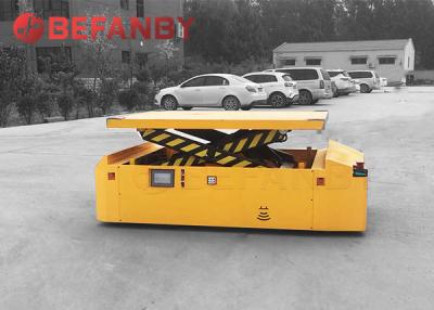 China Lithium Battery Electric Agv Steerable Lift Transfer Cart for sale