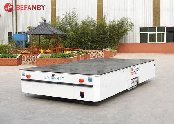 40 Tons Mold Transfer Trackless Electric Platform Cart