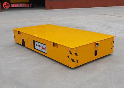 China De controle remoto nenhum carro robusto do transporte de materiais da bateria do trilho for sale