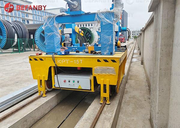 Manufacture Customized Color Transfer Cart On track