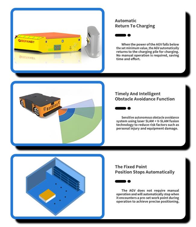 Automatic AGV Self-Propelled Powered Transfer Cart