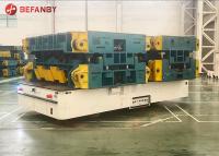 China Trackless Flatbed Motorized Battery Transfer Trolley for sale