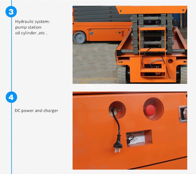 4-18m Warehouse Hand Movable Lift Tables