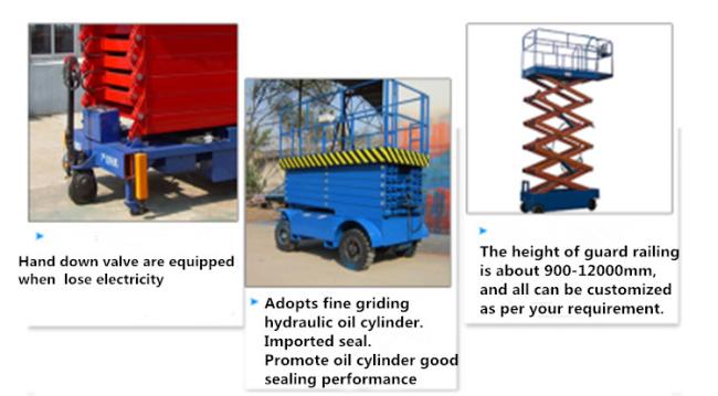4-18m Electrical Factory Hand Movable Lift Tables