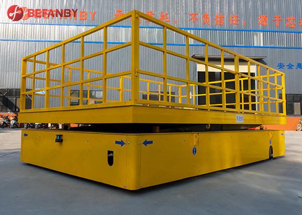 80T Load Steerable Transfer Trolley With Warning Alarm