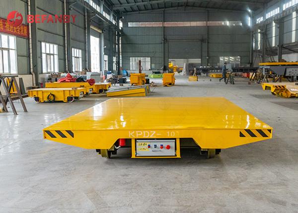 Steel Mill Factory Transfer Cart On Low Voltage Rail